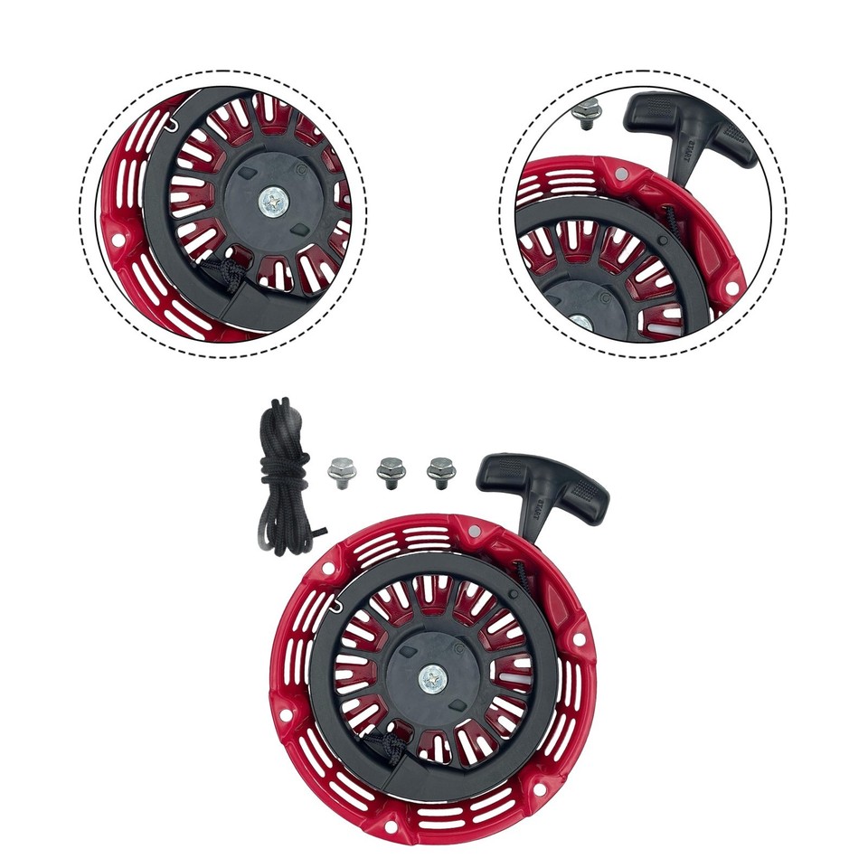 Recoil Starter Pull Rope Kit Complete Assembly Kit Direct-fit ...