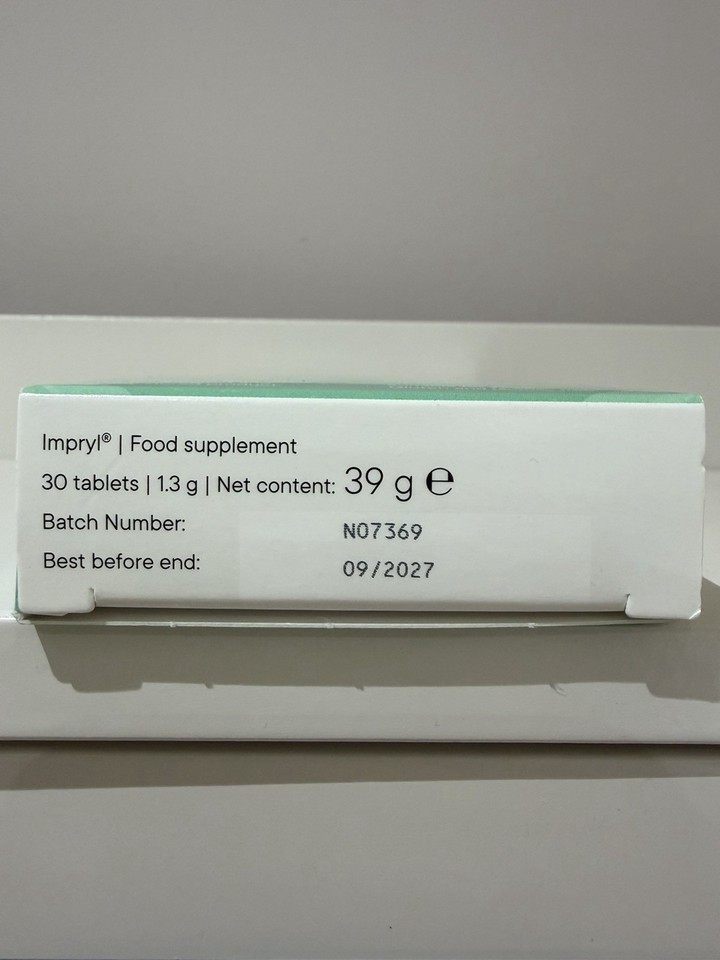New - Impryl - Fertility Supplement / Conception Support - 30 Tablets ...
