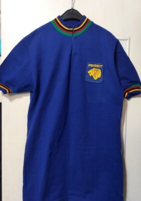 Tricot Rocher NOS Peugeot World Championships Jersey L Poulidor Rene ...