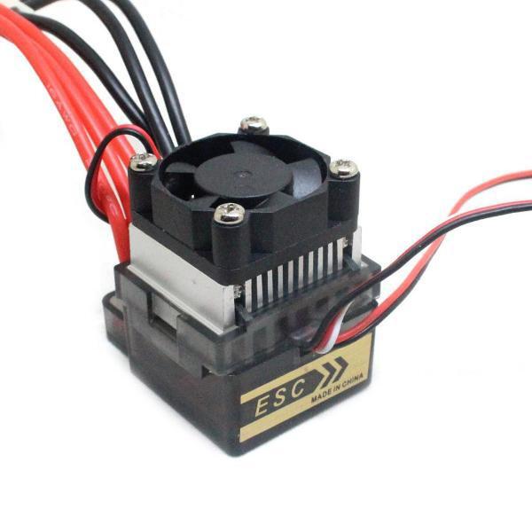 7.2V-16V 320A Brushed Fahrregler Speed Controller ESC +Fan für 1/10 1/8 ...