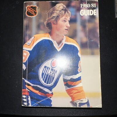 NHL HOCKEY 1980-1981 OFFICIAL GUIDE & RECORD BOOK wayne gretzky ...