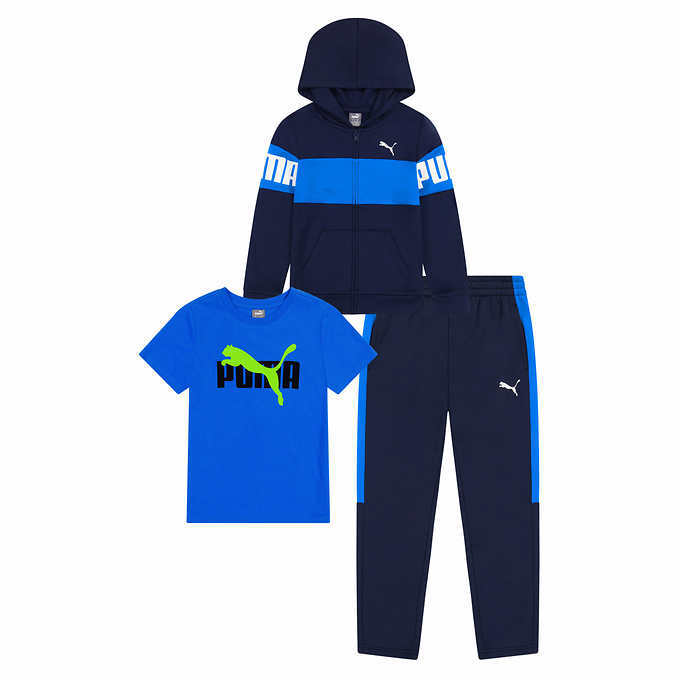 PUMA Toddler Boys' 3-piece Tech Fleece Set 2T-5T $19.99 | eBay
