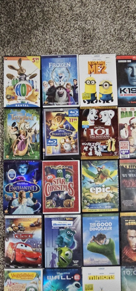 Lot of 55 Disney, Action, Comedy, Drama Movies & Series DVDs & Blue Ray ...