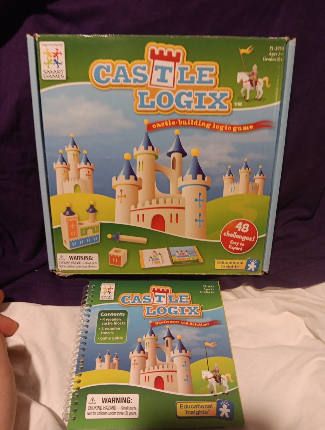 Castle Logix Educational Wooden Building Block Logic Game FAST SHIPP ...