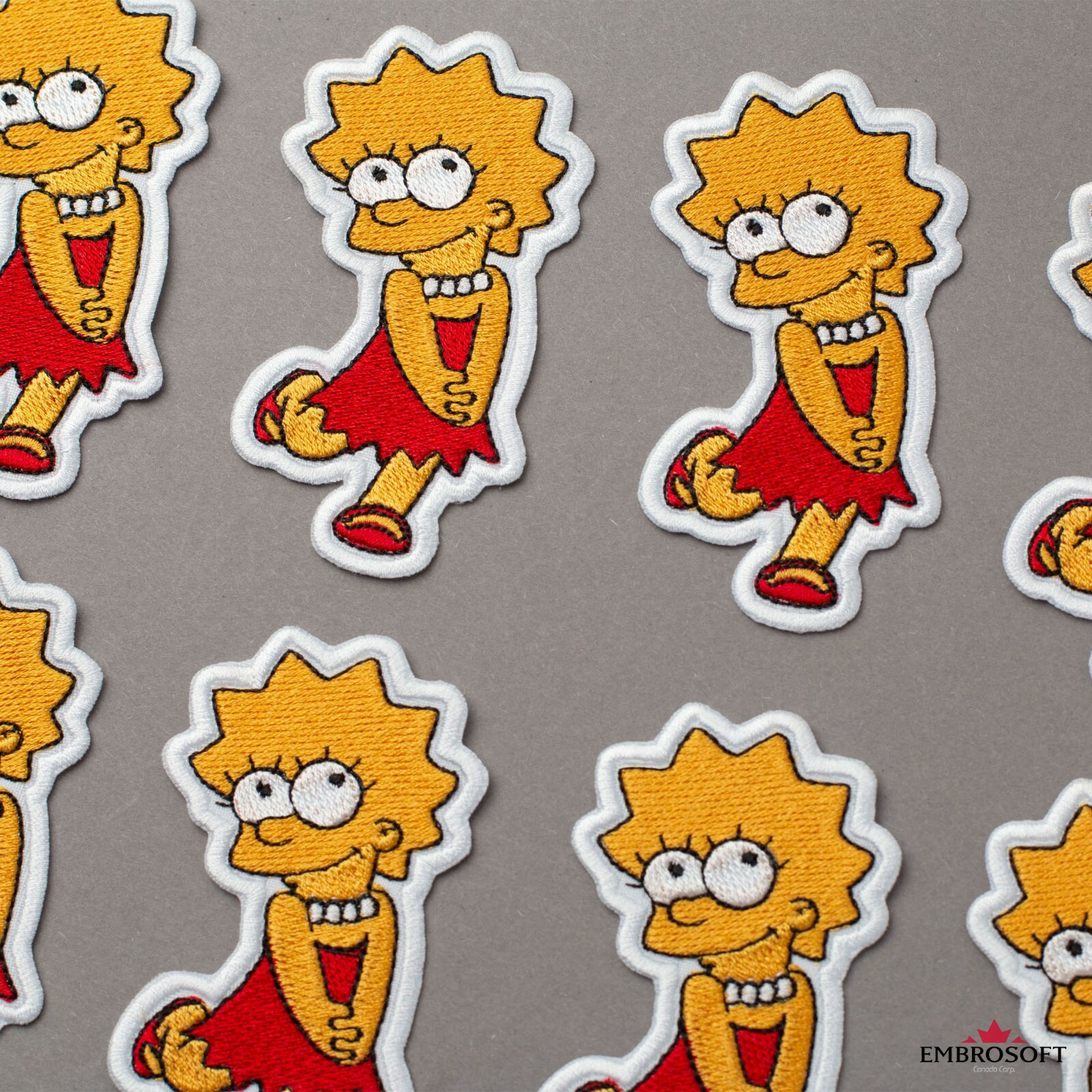 The Simpsons Lisa Simpson Cartoon Character Embroidered Patch Iron On 2 ...