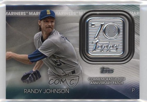 2021 Topps 70th Anniversary Manufactured Logo Series 2 Randy Johnson ...