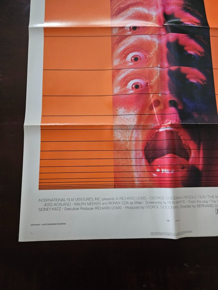 1972 THE MIND SNATCHERS Original 1 Sheet Poster 27x41 Christopher ...