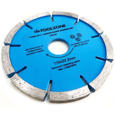 Mortar Raking Disc Diamond Pointing Raker Disc 115mm 4.5" Brickwork ...