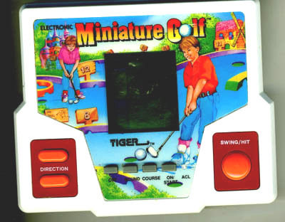 Electronic MINIATURE GOLF Tiger Electronics 1988 LCD | eBay