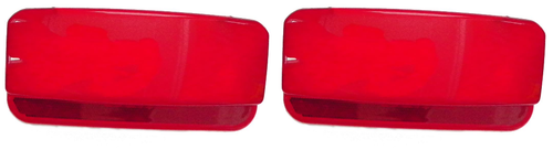 2x Creative Tail Light Lens 89-187L Command; Red; Rectangular Shape ...