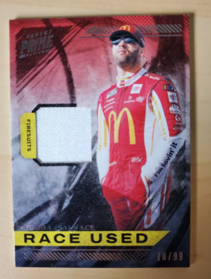 2023 Panini Prime Racing Bubba Wallace Race Used Firesuit 70/99 #RU-BWA ...