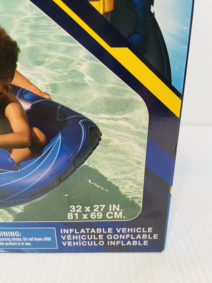 DC Batman Inflatable Water Pool Boat Vehicle Swimways 32"X27" Age 3+ | eBay