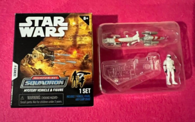 Star Wars Micro Galaxy Squadron Clone Trooper w/ Barc Speeder Scout ...