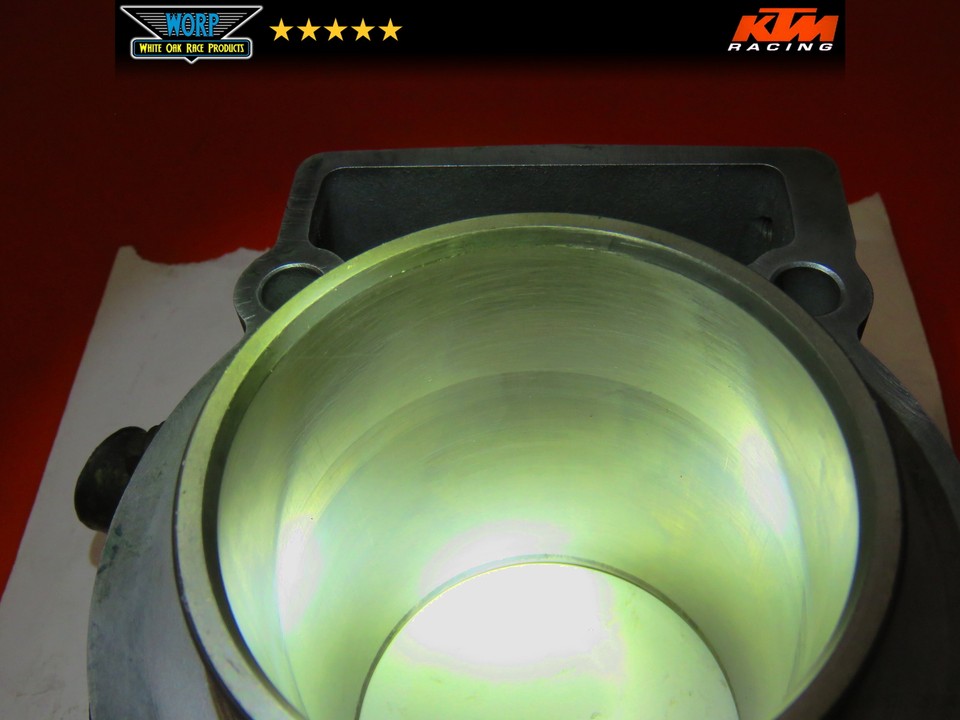 2003 KTM 250 EXC RFS ENGINE CYLINDER JUG BARREL PISTON 75MM BORE ...
