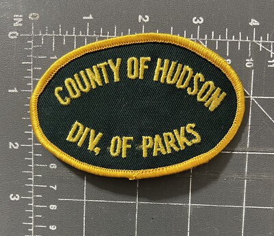 Vintage County of Hudson Division of Parks Patch Div. New Jersey NJ ...