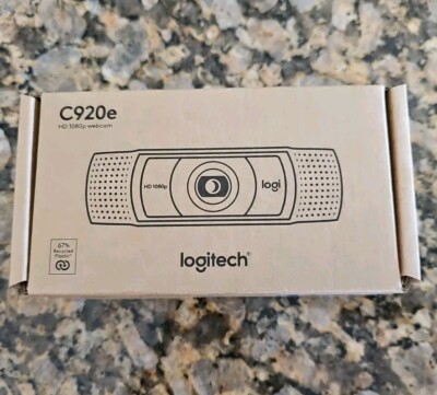 Logitech C920e HD 1080p Mic-Enabled Webcam Black NEW SEALED 97855172778 ...