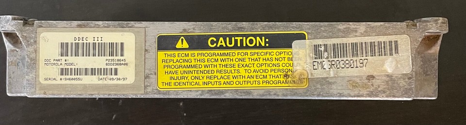 CORE Detroit Diesel DDEC III Electronic Control Module (ECM) | eBay