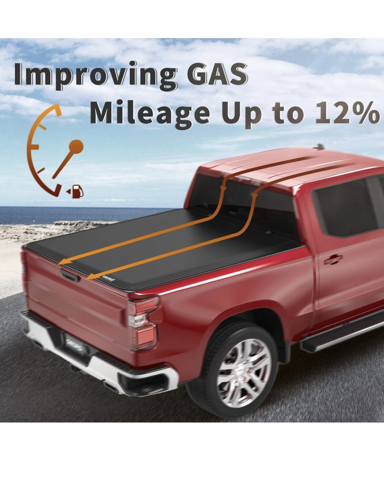 OEDRO Soft Quad Fold Truck Bed Tonneau Cover | eBay