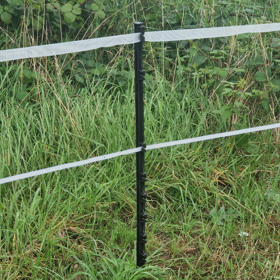Plastic Electric Fence Post White Premium Plastic Paddock Posts