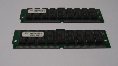 2 x 16MB FP Ram 72pin Fast Page Dram getestet - 486er Pentium1 SEC ...