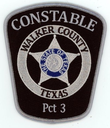 TEXAS TX WALKER COUNTY CONSTABLE PRECINCT 3 NICE SHOULDER PATCH POLICE ...