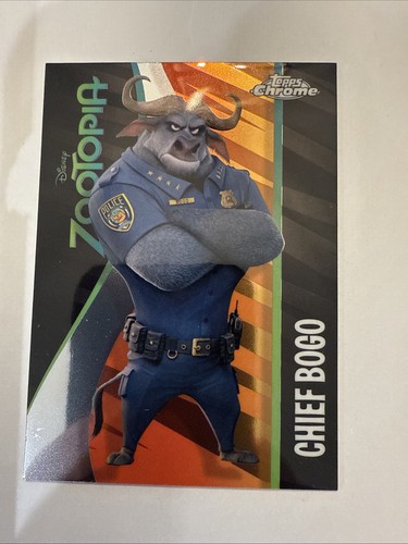 Chief Bogo 2025 Topps Chrome Disney Zootopia Icons #ZI-2 | eBay