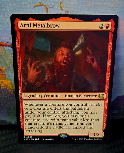 magic the gathering - Arni Metalbrow - Legendary Creature - Human ...