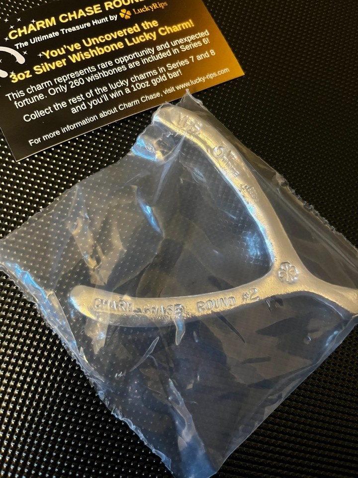 Lucky Rips 3oz Silver Wishbone ULTRA RARE LIMITED COLLECTABLE PIECE | eBay