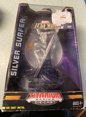 Galoob Micro Machines Marvel Legends Titanium Series Silver Surfer Die ...