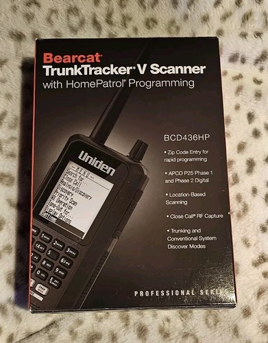 Uniden Bearcat Trunktracker V Scanner BCD436HP Home Patrol Series ...