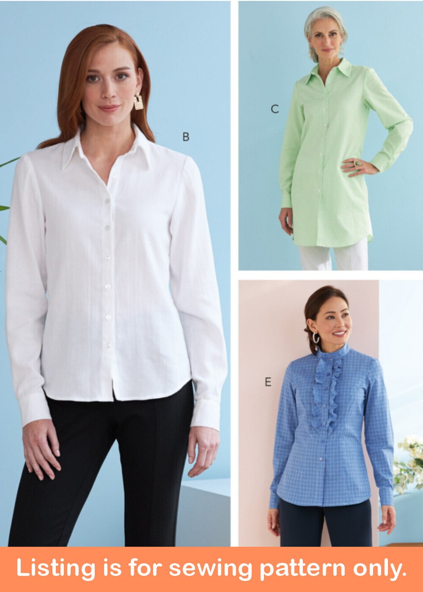Womens Button Shirt Pattern Santa Rosa Top And Dress | Liesl & Co
