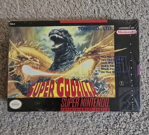 Super Godzilla (1994 Super Nintendo) SNES Brand New Sealed - Rare | eBay
