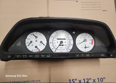 Mercedes W126 560SEC 560SEL 190MPH AMG speedometer cluster 71k miles | eBay