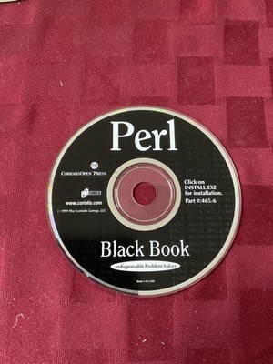 Perl Programming Language Black Book CD | eBay