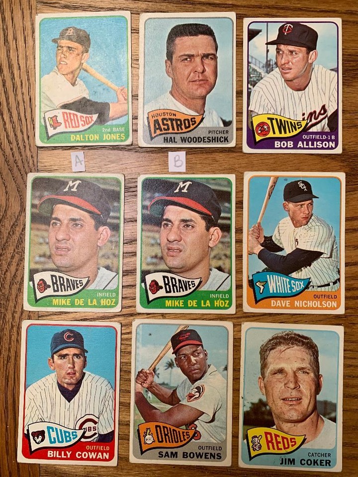 1965 Topps Baseball Complete your set 1-594 VG - Poor Condition | eBay