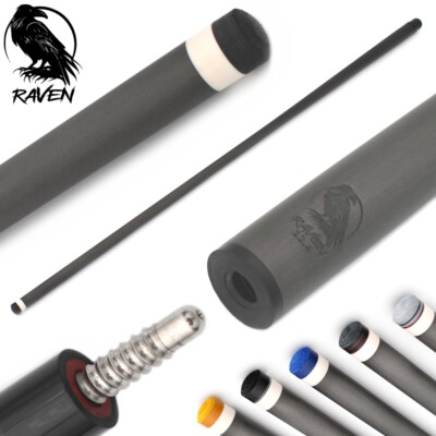 RAVEN Carbon Fiber Pool Cue - Shaft Only, Radial Joint, 12.9/12.4/11.8 ...