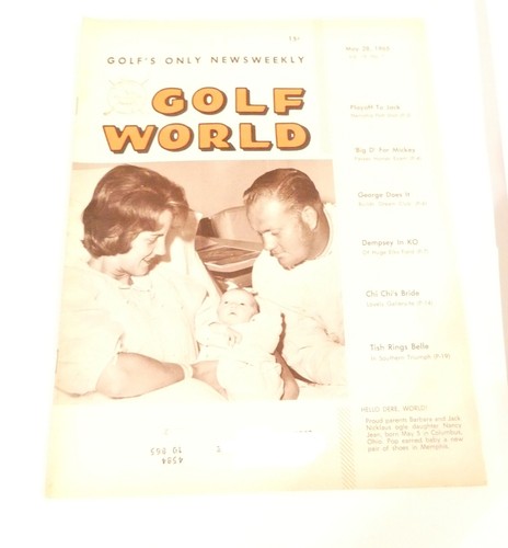 VINTAGE GOLF WORLD MAGAZINE VOL 19 NO. 1 MAY 28. 1965 | eBay