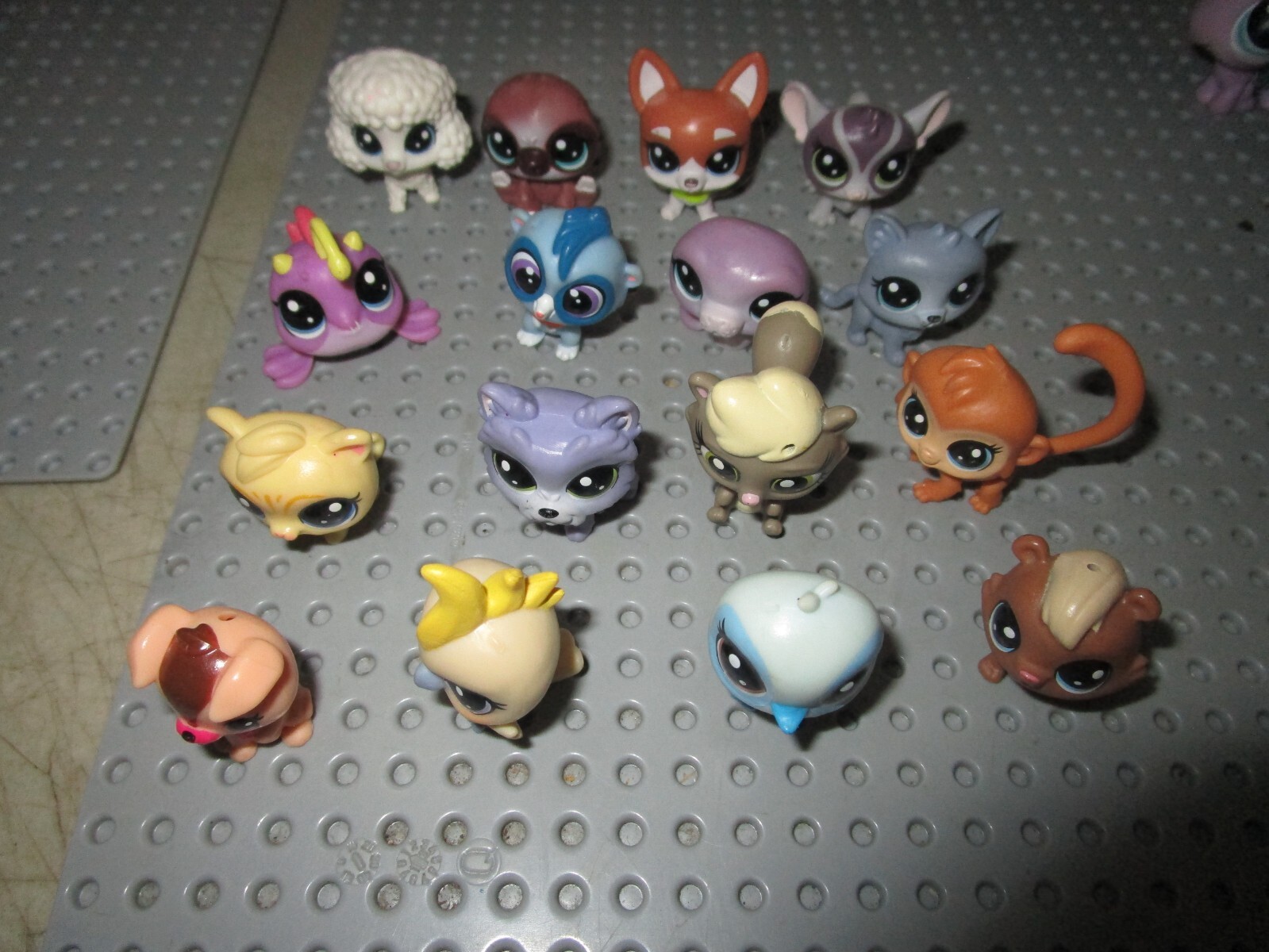 LITTLEST PET SHOP LOT OF 16 DIFFERENT TINIEST MINI PETS--LPS--HASBRO ...