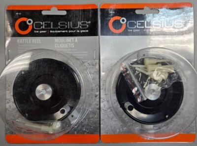 2-Celsius - Classic Rattle Reel Ice Fishing Rod Reel - RR-10 VALUE BUY ...