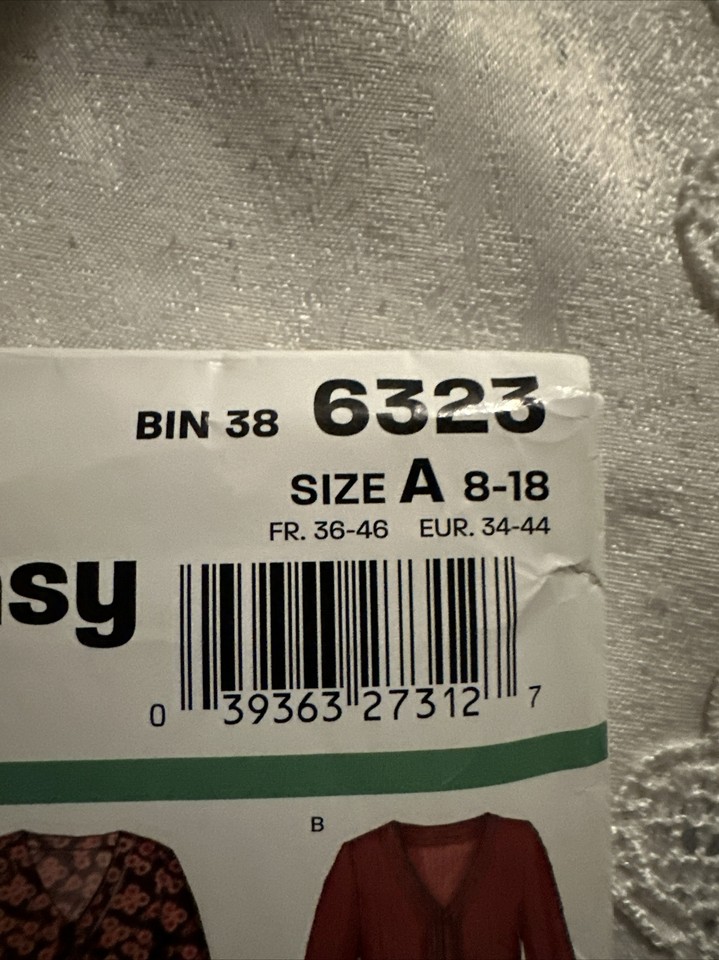 NEW LOOK 6323 Misses Duster Jacket Pants Tank Skirt pattern Sizes 18-18 ...