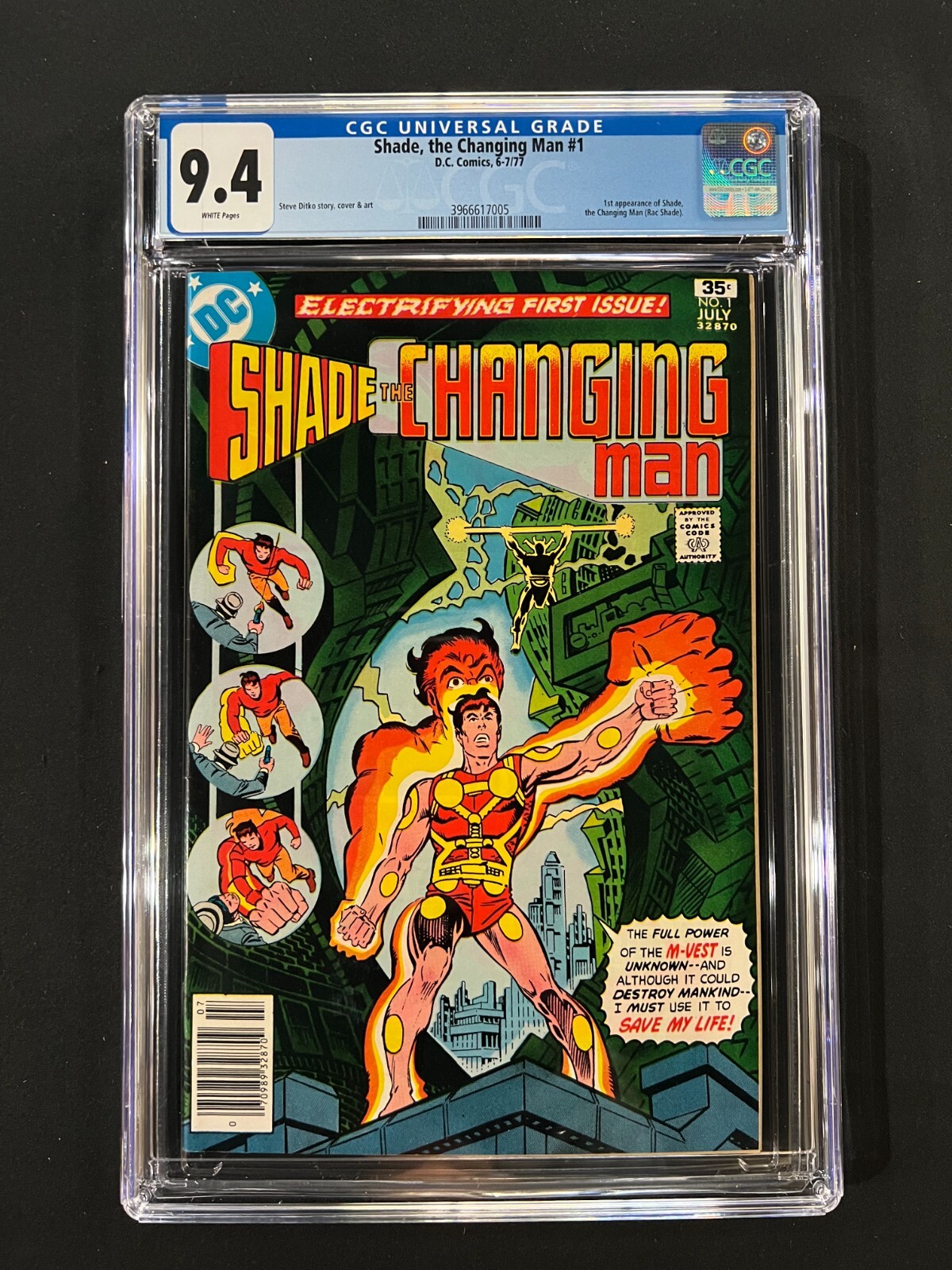 Shade, the Changing Man #1 CGC 9.4 (1977) - 1st app of Shade, the ...