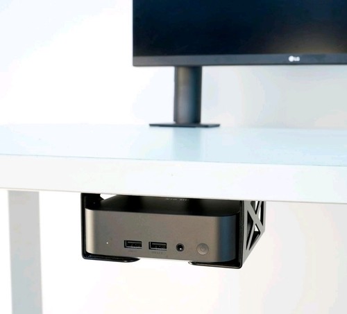 Under Desk Laptop/Mini PC Storage Mount, CPU Holder | eBay
