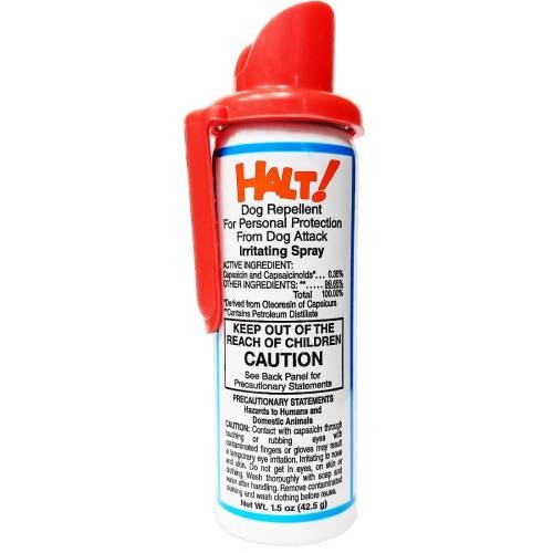 Halt Dog Repellent Spray 1.5 oz Effective Safe Capsaicin Defense for ...