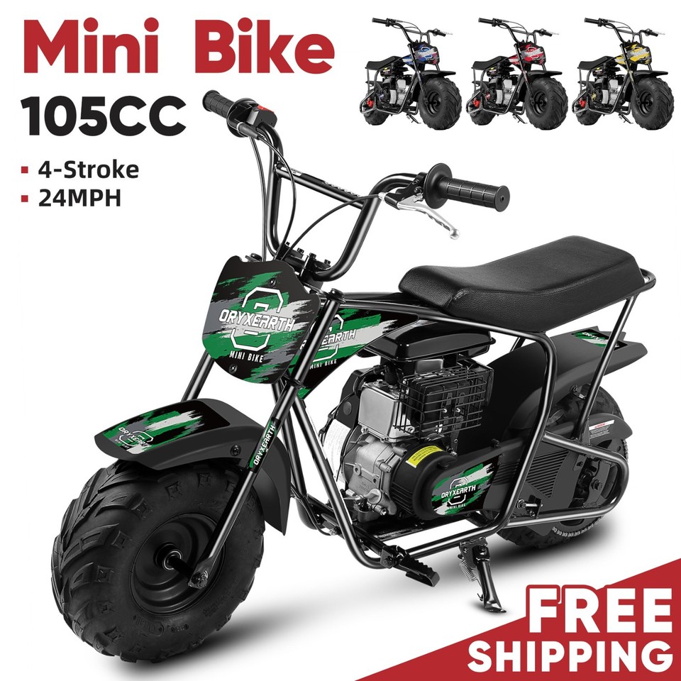 Oryxearth 105CC Mini Dirt Bike, Adult 4-Stroke Gas Powered Off Road ...