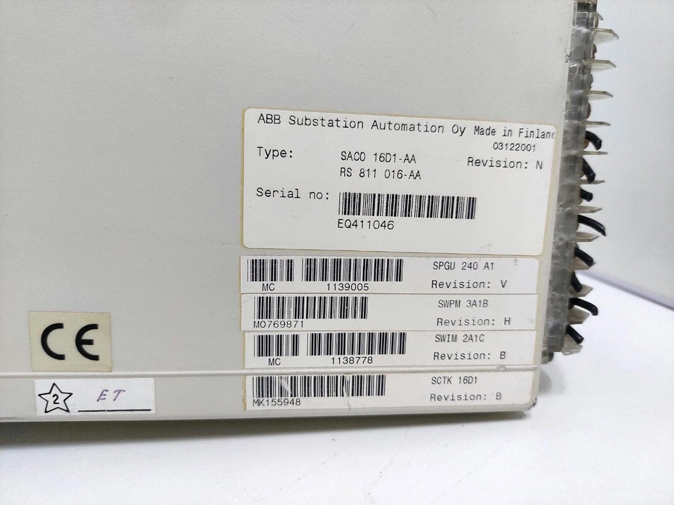 ABB SACO 16D1 Annunciator unit | eBay