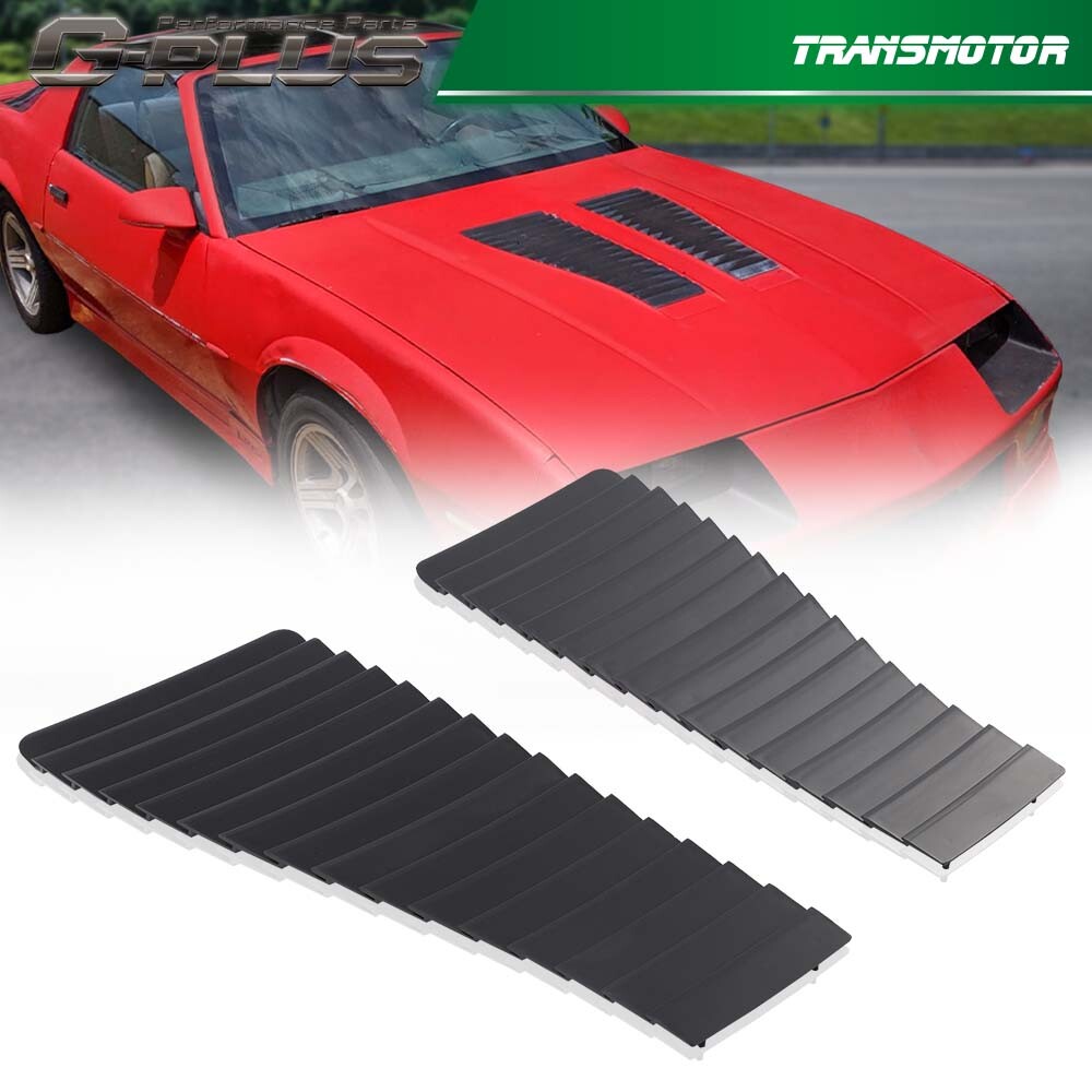 Fit For 1985-1990 Camaro Z28/IROC-Z IROC Hood Louvers New Reproduction ...