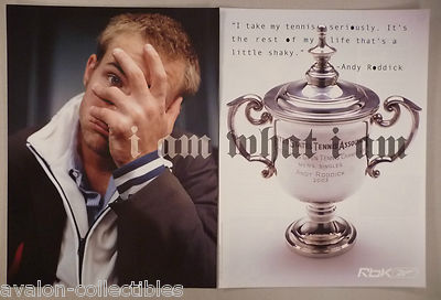 Andy Roddick 2-Page PRINT AD - 2005 ~~ Reebok, RBK, sneakers, tennis | eBay