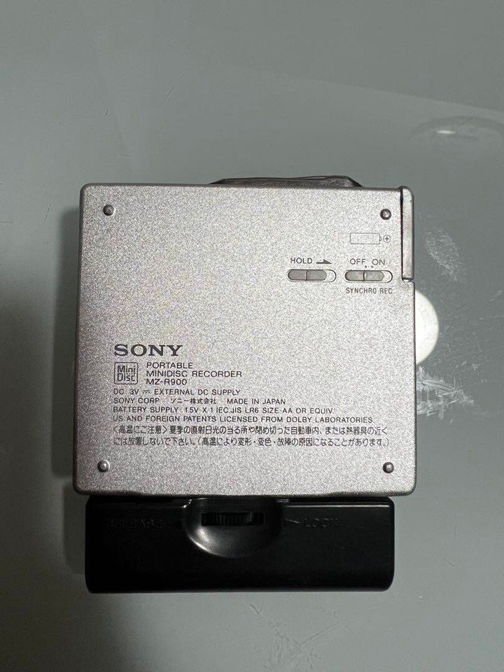 SONY MZ-R900 minidisc MD walkman player recorder vintage used work ...