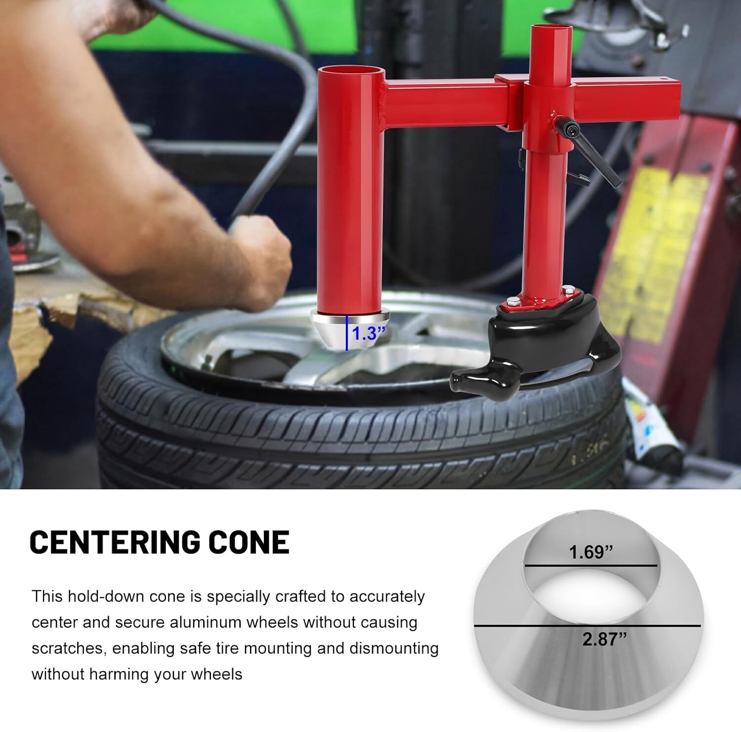 for 4"-21" Car Tire Manual Tire Changer Duck Head Kit with Duck Head ...