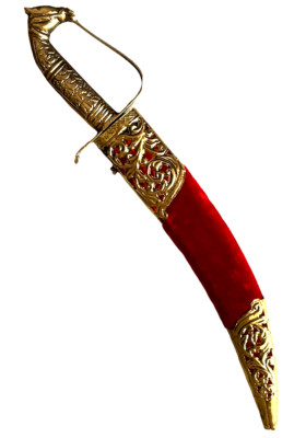 Wedding For Groom Golden look Ceremonial Knife dagger horse head ...